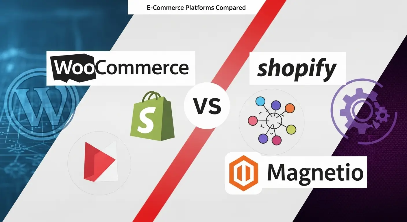 WooCommerce vs. Shopify vs. Magento: E-commerce Platforms Compared